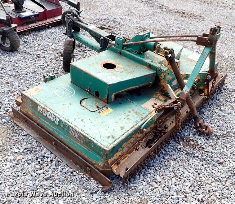 Woods C80 rotary mower in Oklahoma City, OK | Item IC9516 sold | Purple ...