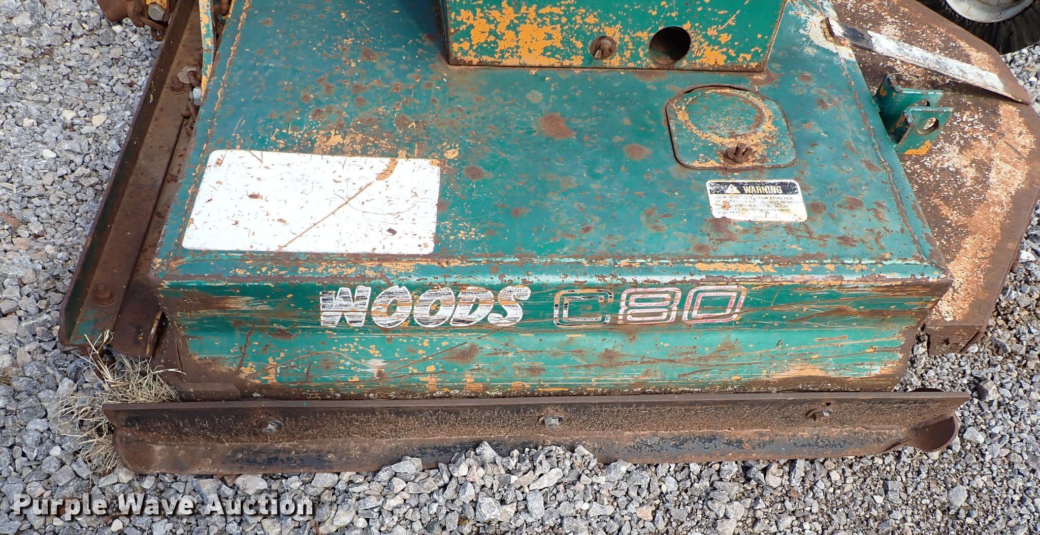 Woods C80 rotary mower in Oklahoma City, OK | Item IC9516 sold | Purple ...