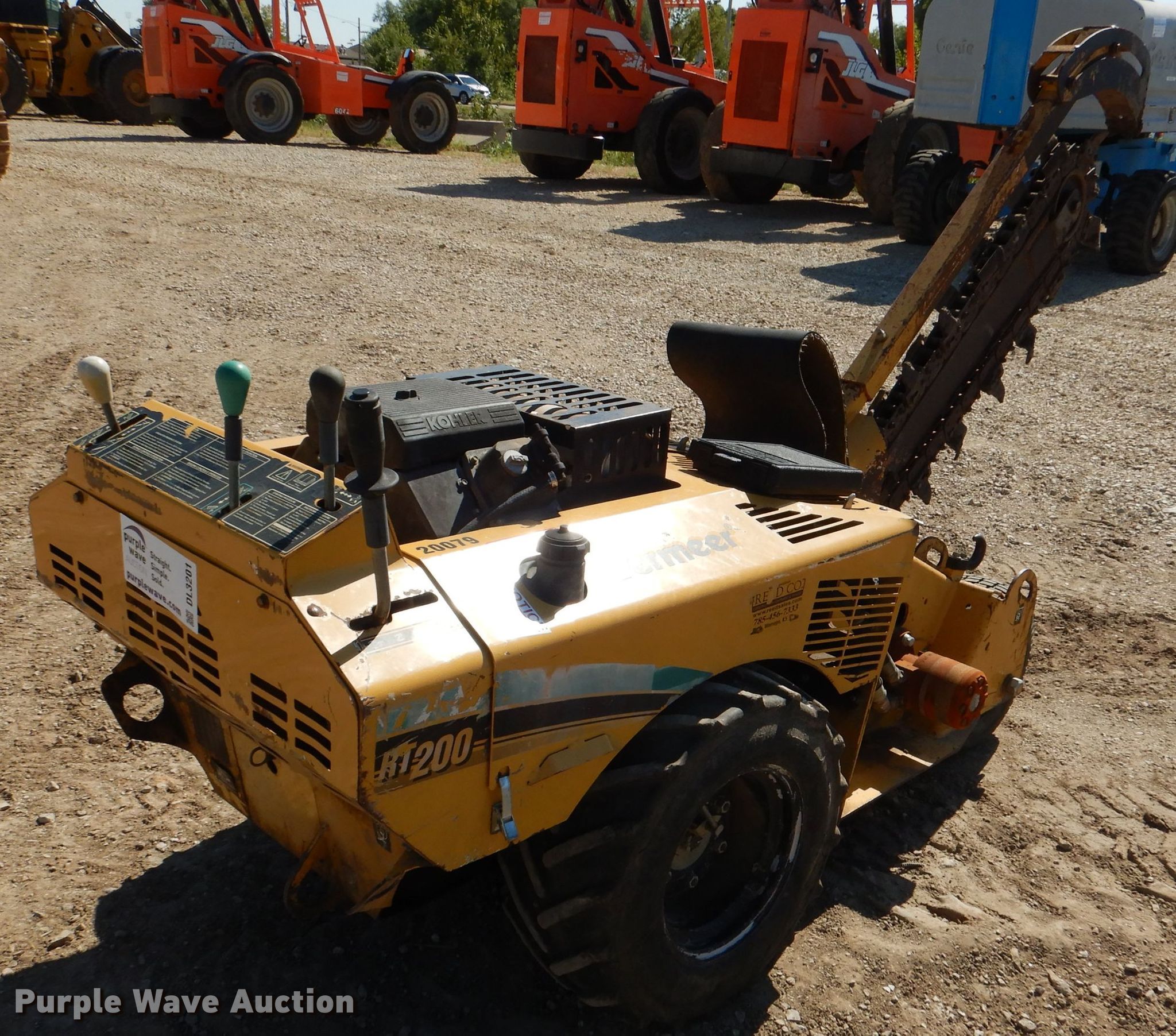 2007 Vermeer RT200 trencher in Wamego, KS | Item DL3201 sold | Purple Wave