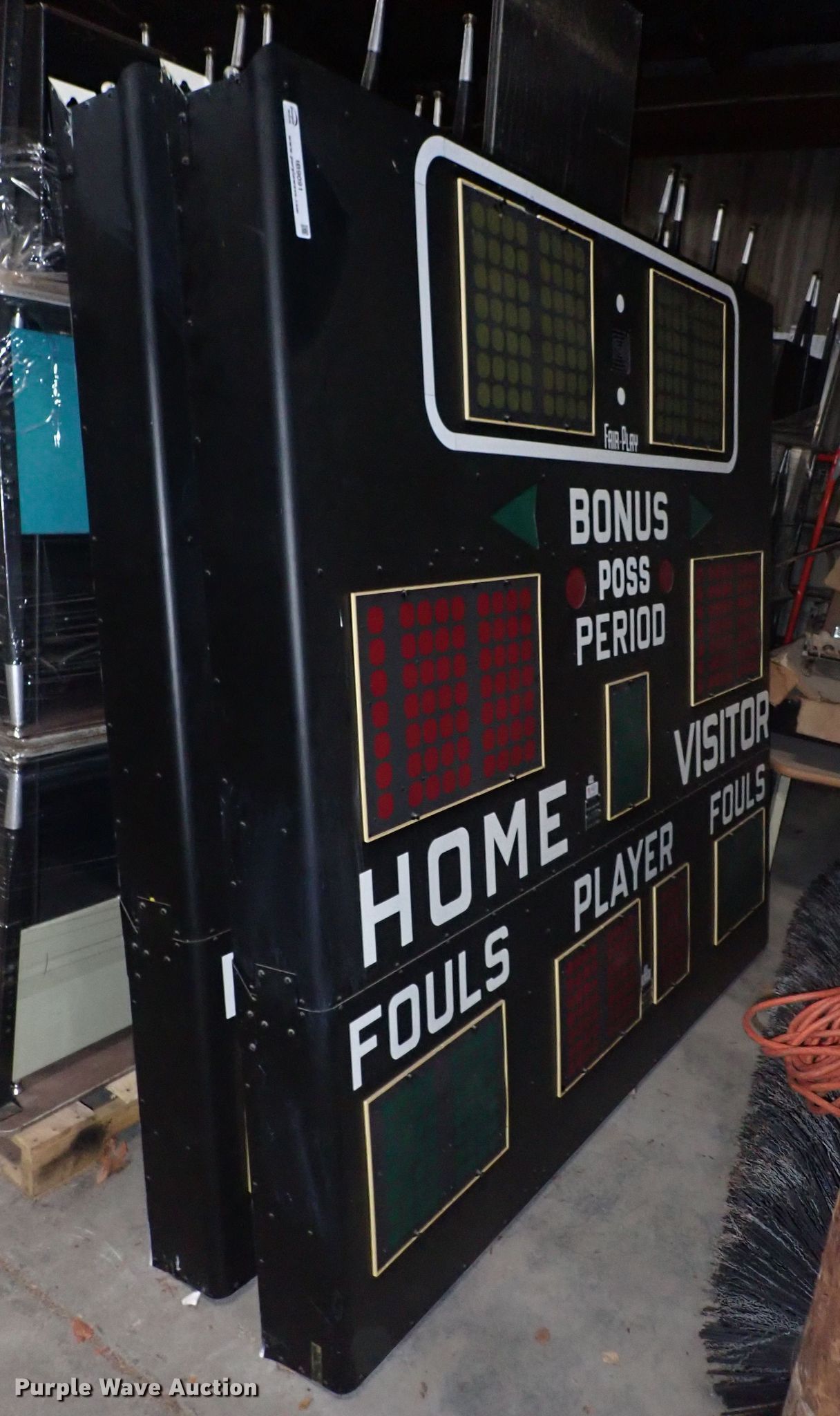 (2) Fairtron scoreboards in Nickerson, KS | Item IB9091 sold | Purple Wave