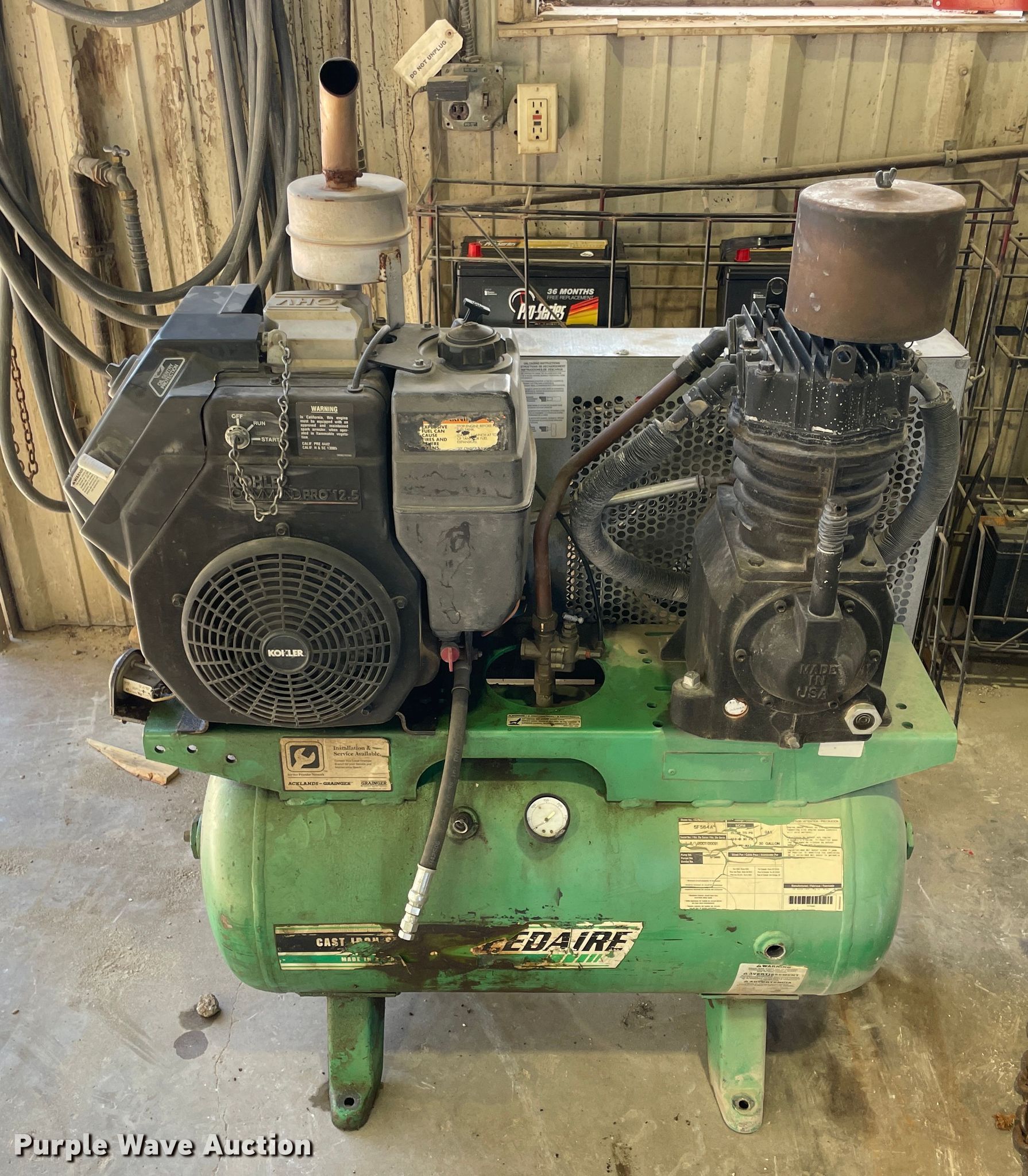 Speedaire 5F564A air compressor in Independence, KS | Item JQ9417 sold ...