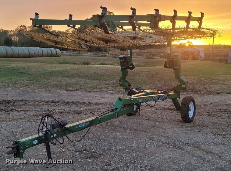 Hybrid Hay Runner hay rake in Douglass, KS | Item BY9467 sold | Purple Wave