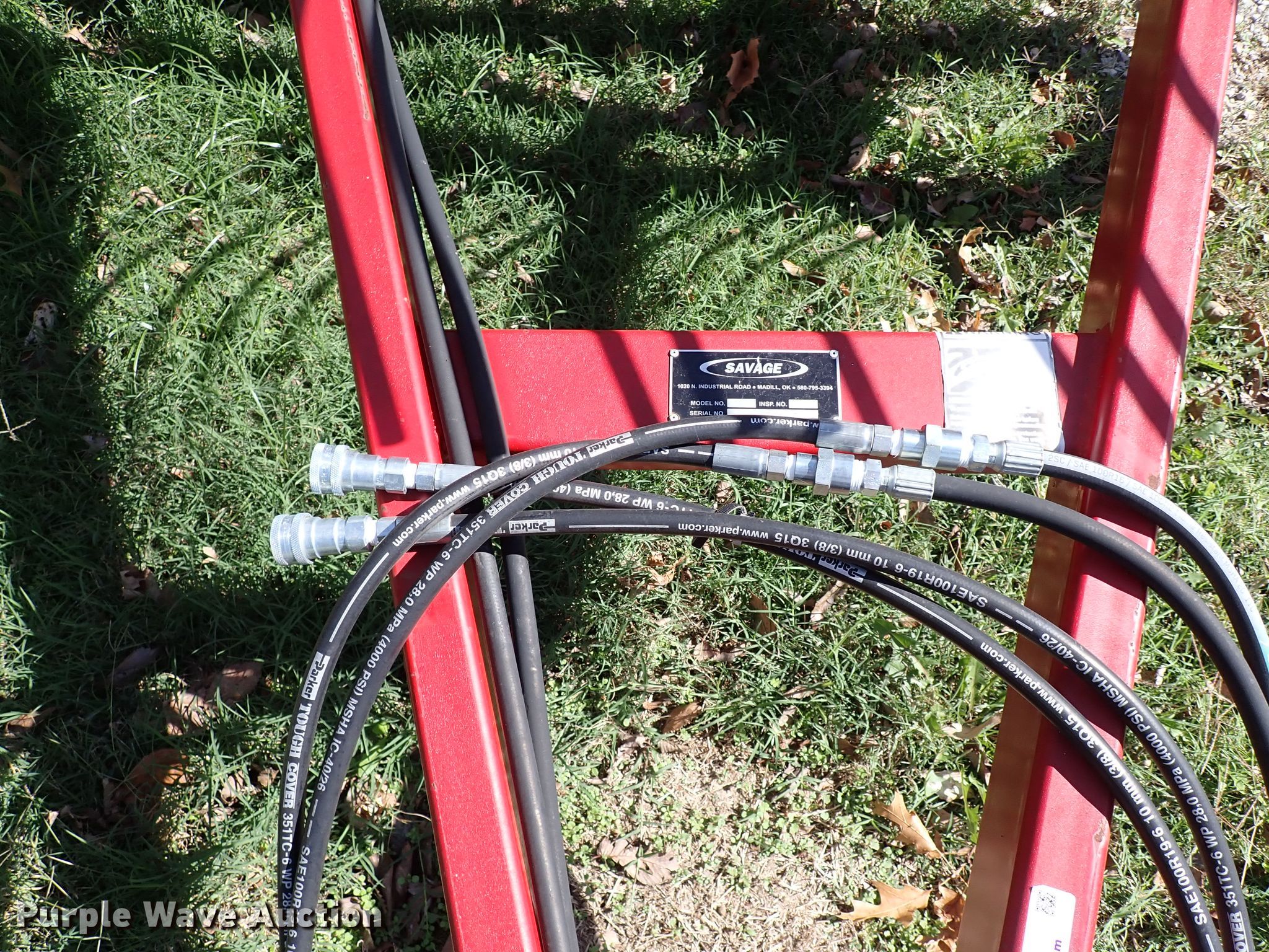 2017 Savage 7218 limb rake in Anadarko, OK | Item IC9566 sold | Purple Wave