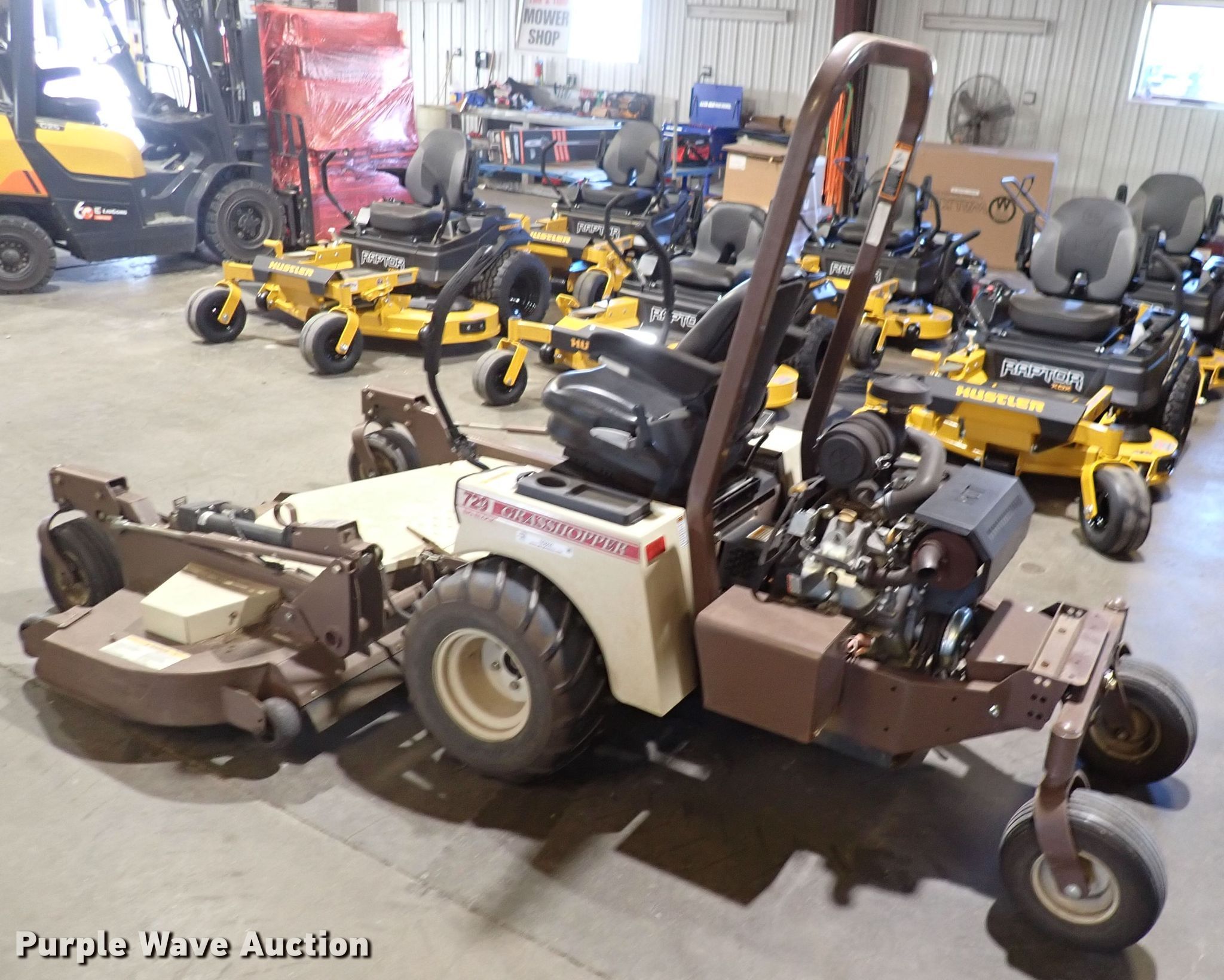 Grasshopper 729 Big Block ZTR lawn mower in Mcpherson, KS | Item IV9444 sold | Purple Wave