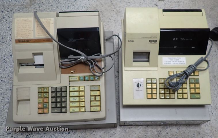 (2) cash registers in Hutchinson, KS | Item IV9474 sold | Purple Wave