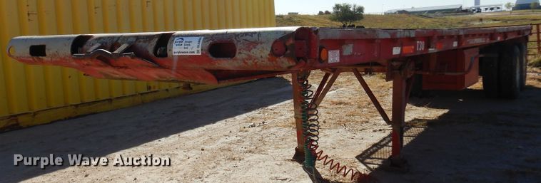 1979 Hobbs oilfield trailer in Shattuck, OK | Item DL6056 sold | Purple ...