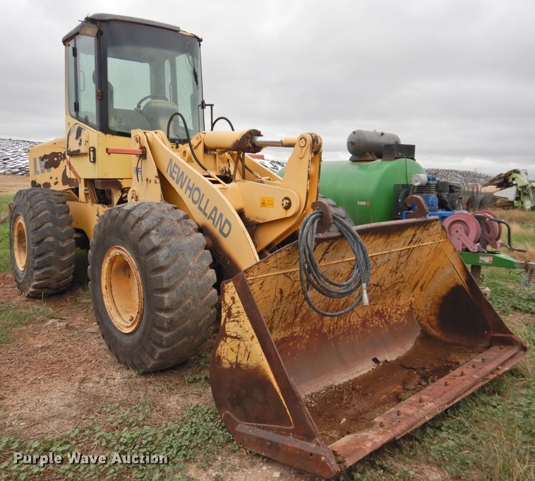 New Holland LW130 wheel loader in Miles, TX | Item DN0057 sold | Purple ...