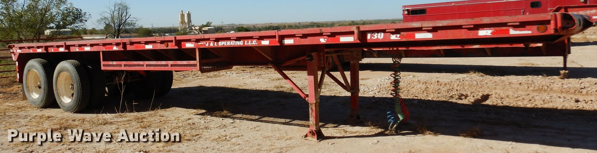 1979 Hobbs oilfield trailer in Shattuck, OK | Item DL6056 sold | Purple ...