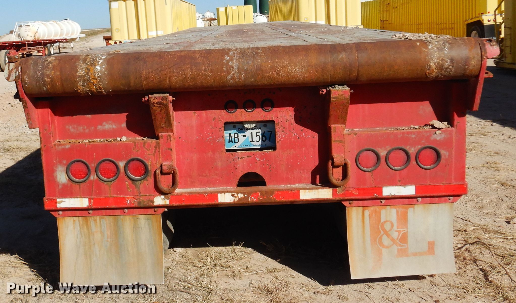 1979 Hobbs oilfield trailer in Shattuck, OK | Item DL6056 sold | Purple ...