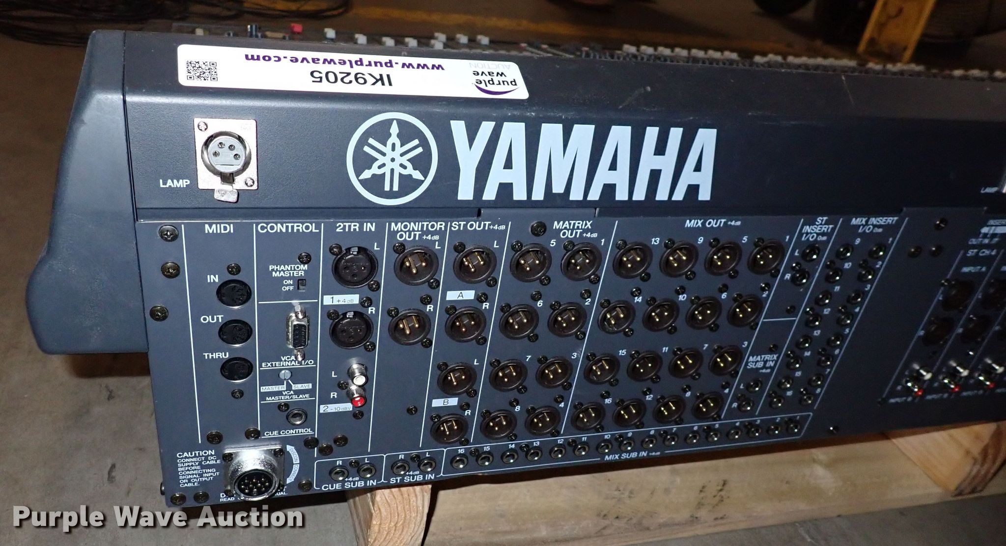 Yamaha M3000A mixing console in Wichita, KS | Item IK9205 sold | Purple ...