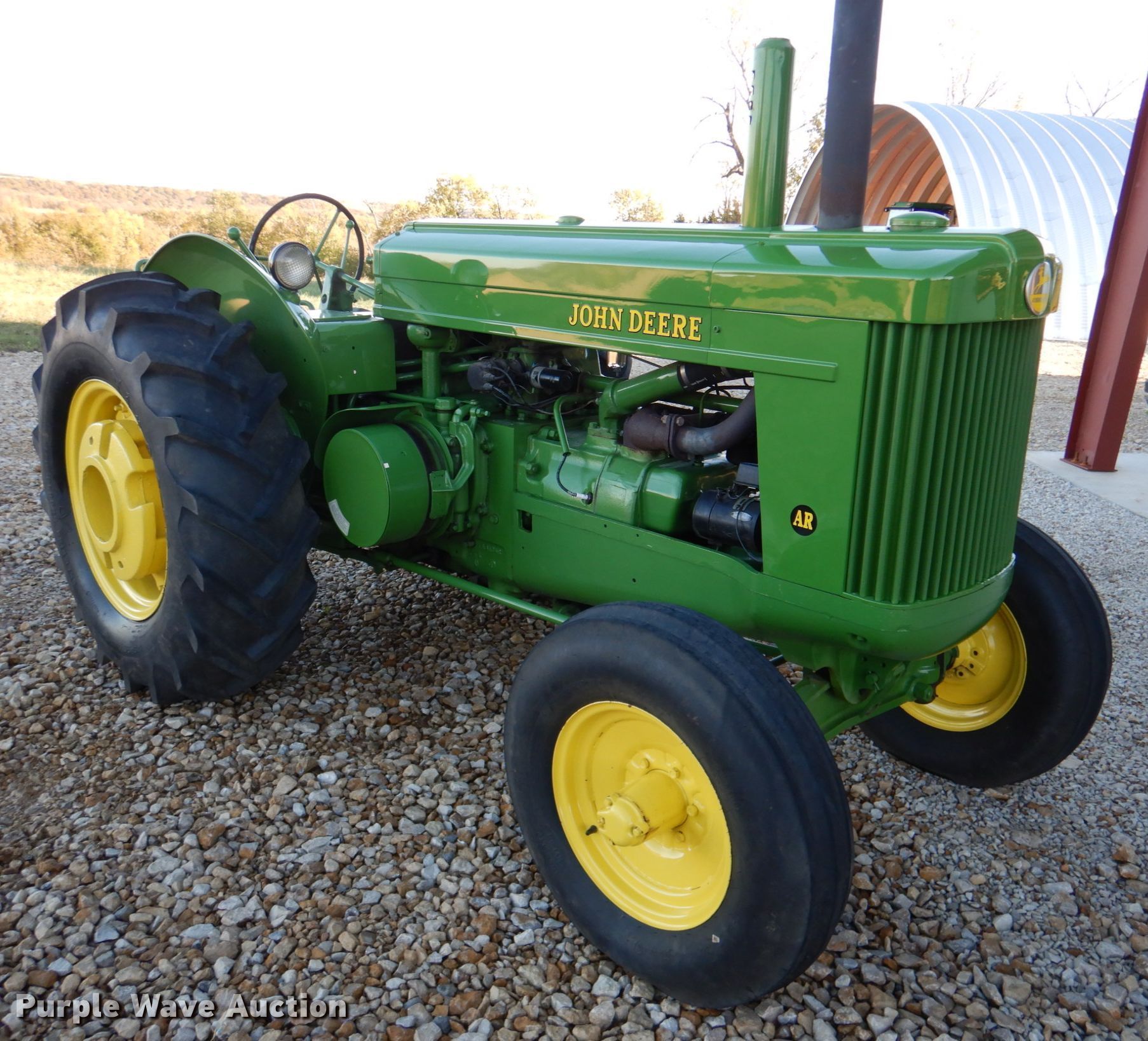 1951 John Deere AR tractor in Lawrence, KS | Item IH9041 sold | Purple Wave