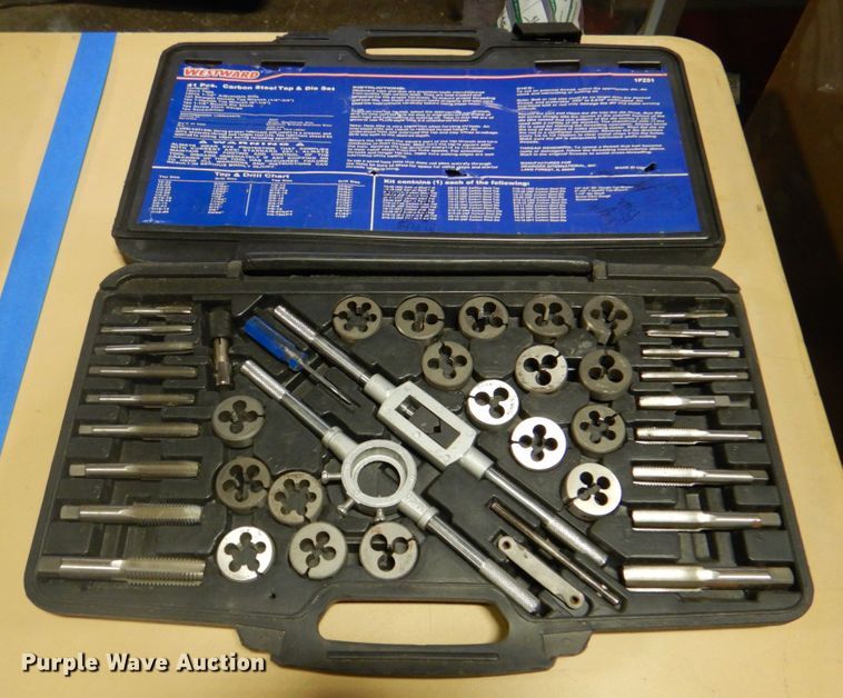 Westward carbon steel tap and die set in Tulsa, OK | Item KV9408 sold ...