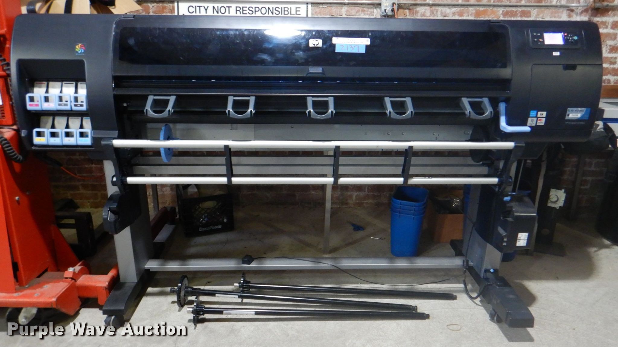 HP Dream Color Z6100PS plotter in Tulsa, OK | Item KV9301 sold | Purple ...