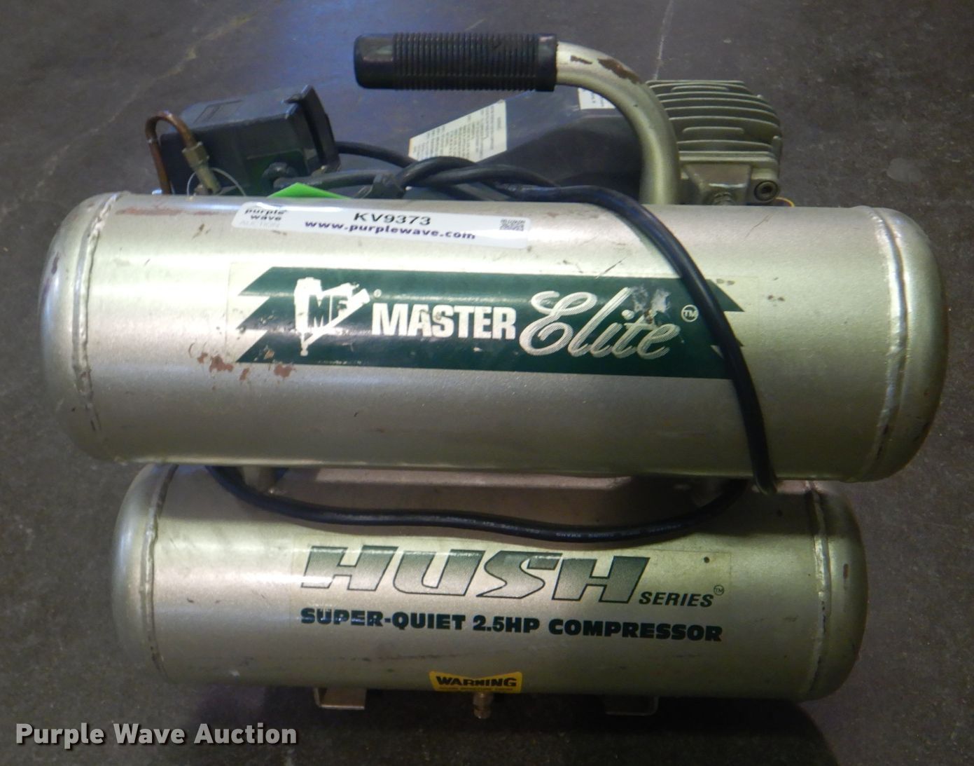 Master Elite Hush Super Quiet air compressor in Tulsa, OK | Item KV9373 ...