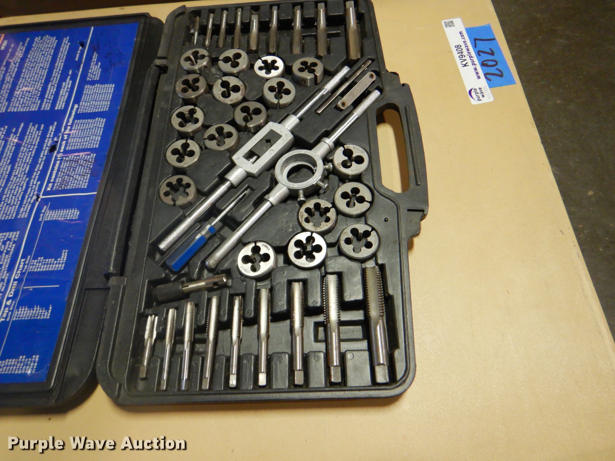 Westward carbon steel tap and die set in Tulsa, OK | Item KV9408 sold ...