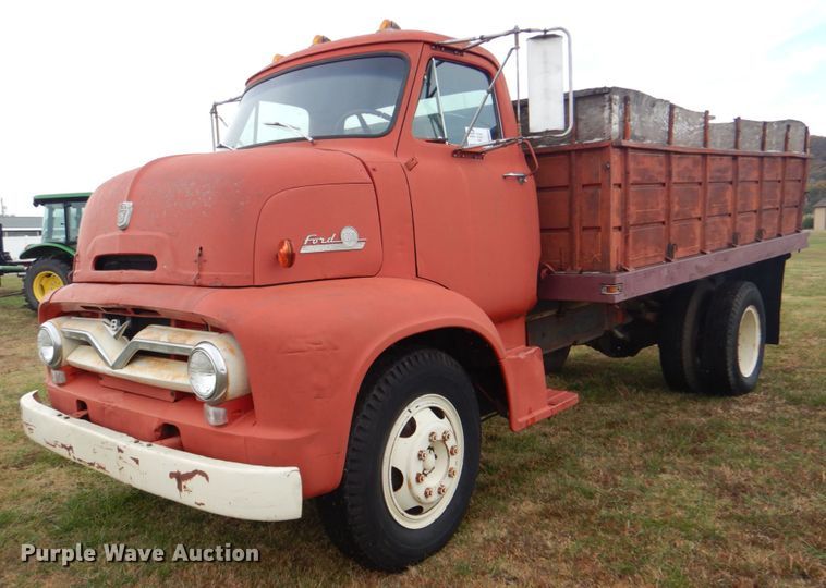 1955 Ford C750 Big Job dump flatbed truck in Kiefer, OK | Item DN6541 ...