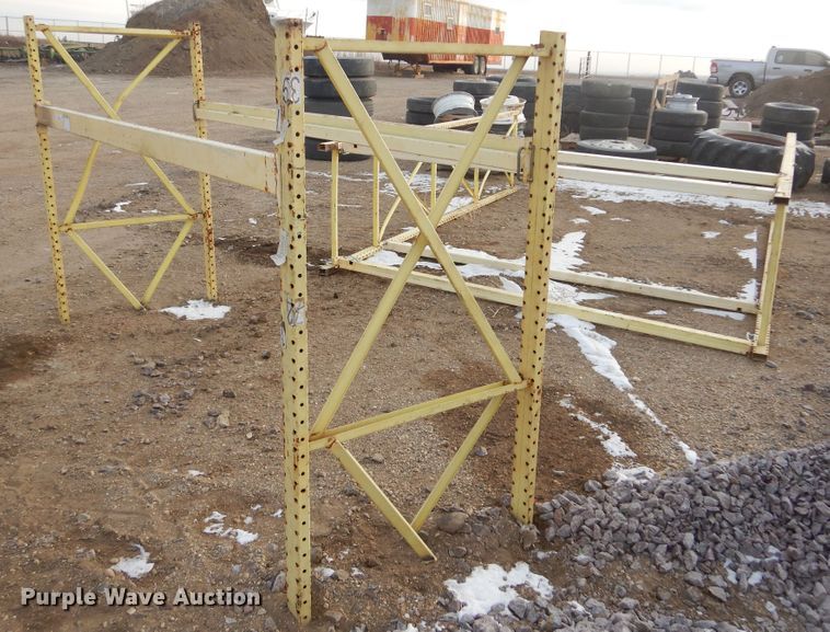 (2) pallet racking sections in Pierre, SD | Item KO9065 sold | Purple Wave