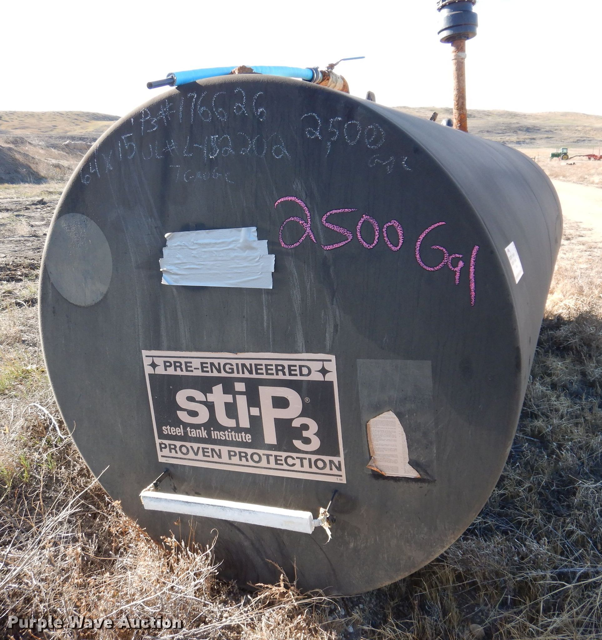 Sti-P3 steel tank in Pierre, SD | Item DL5816 sold | Purple Wave