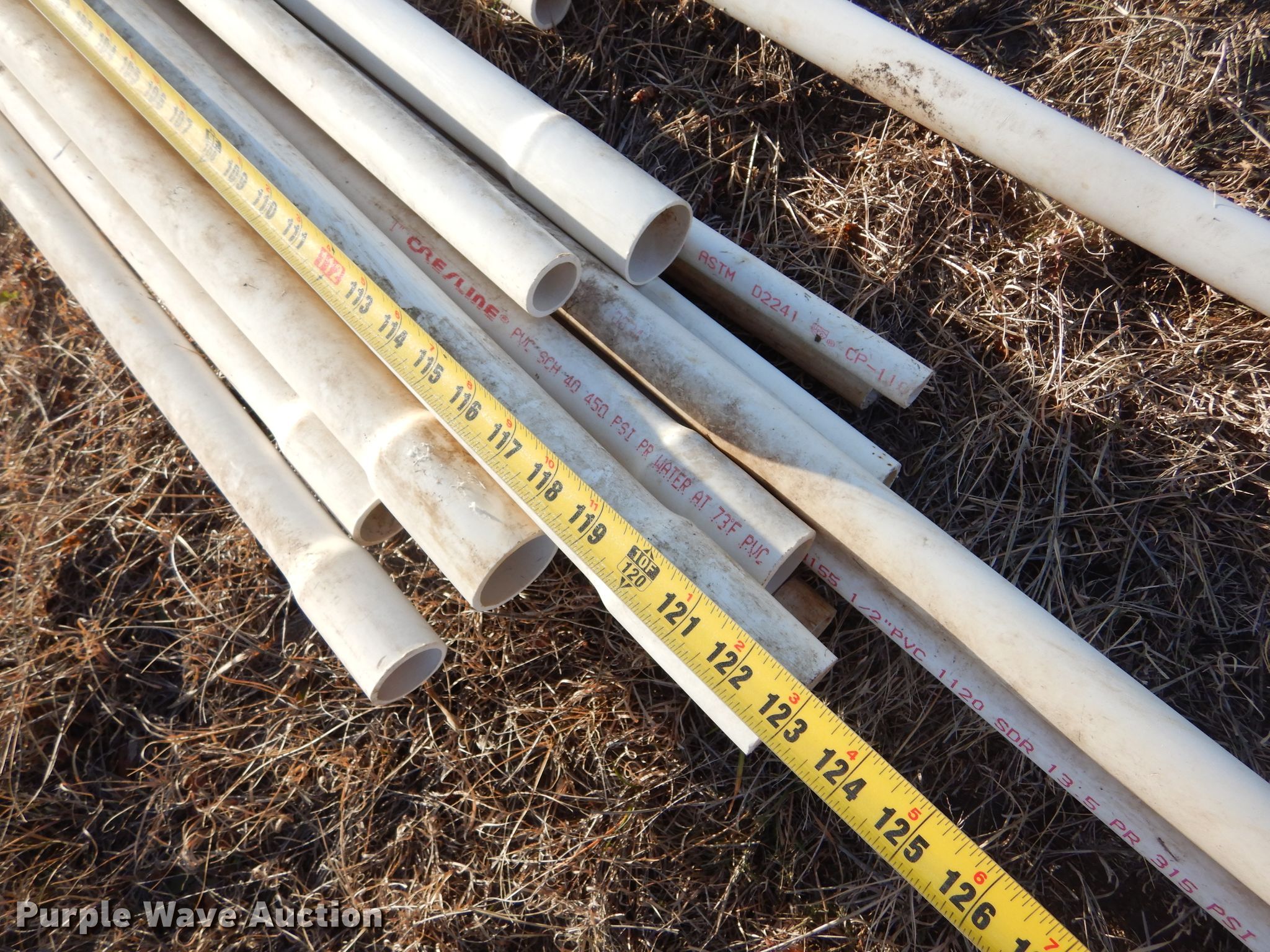 Approximately 16 PVC pipes in Pierre, SD | Item KO9117 sold | Purple Wave