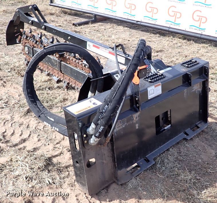 Kubota TR60 skid steer trencher in Norman, OK | Item IC9694 sold ...