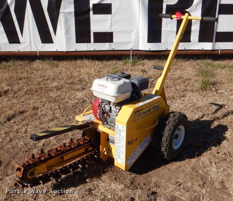 Ground Hog T-4-HS18 trencher in Davis, OK | Item JD9555 sold | Purple Wave