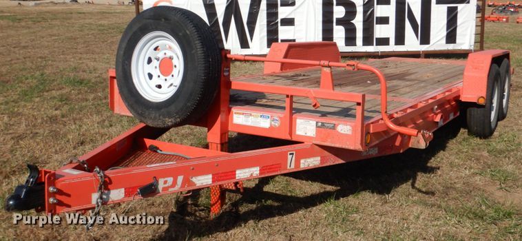 2020 PJ T6202 tilt deck equipment trailer in Davis, OK | Item JD9580 ...