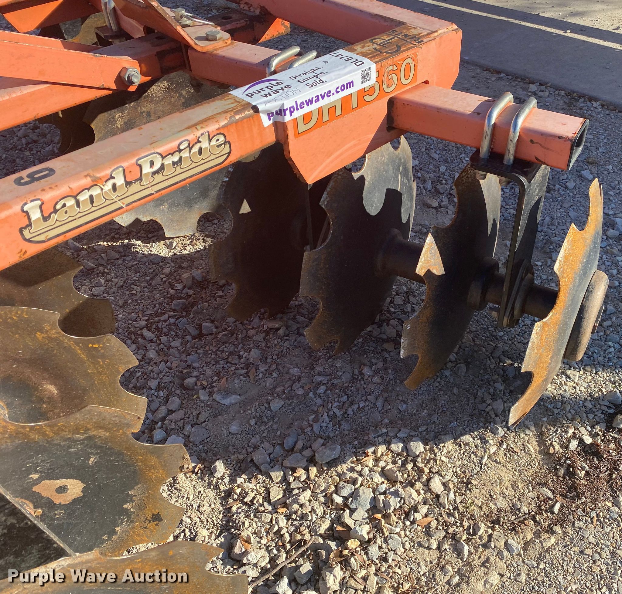 Land Pride DH1560 tandem disk in Ada, OK | Item DL6747 sold | Purple Wave