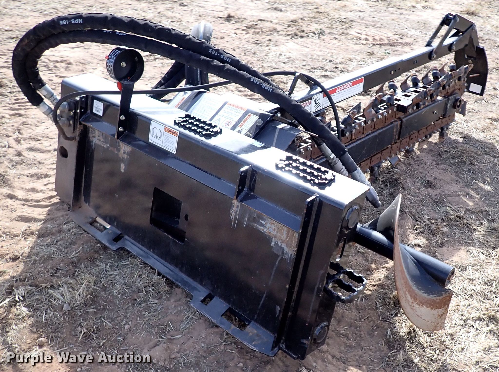 Kubota TR60 skid steer trencher in Norman, OK | Item IC9694 sold ...