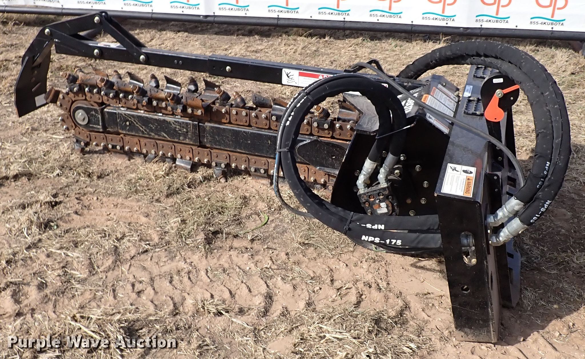 Kubota TR60 skid steer trencher in Norman, OK | Item IC9694 sold ...