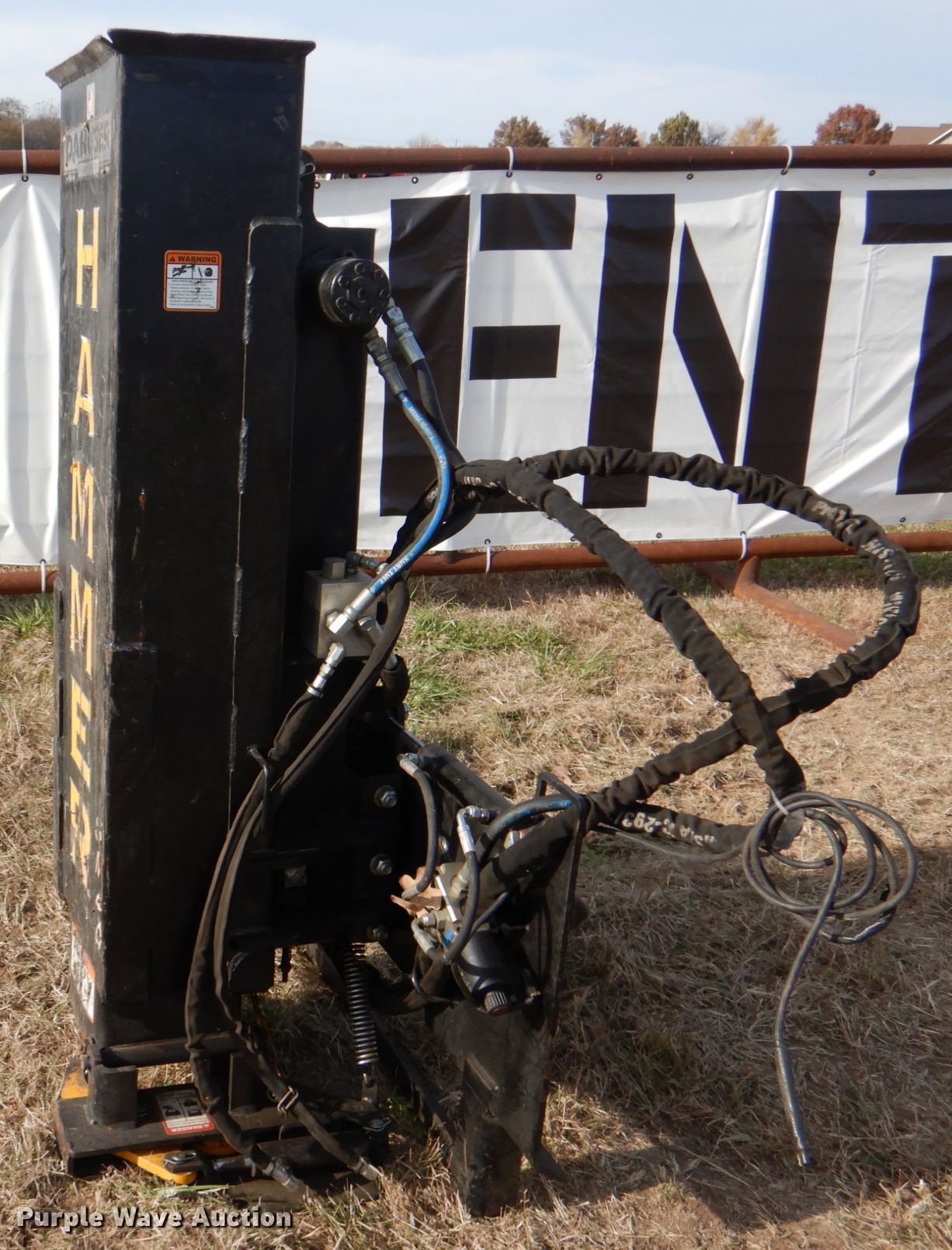 Danuser SM40 skid steer post driver in Davis, OK | Item JD9563 sold ...