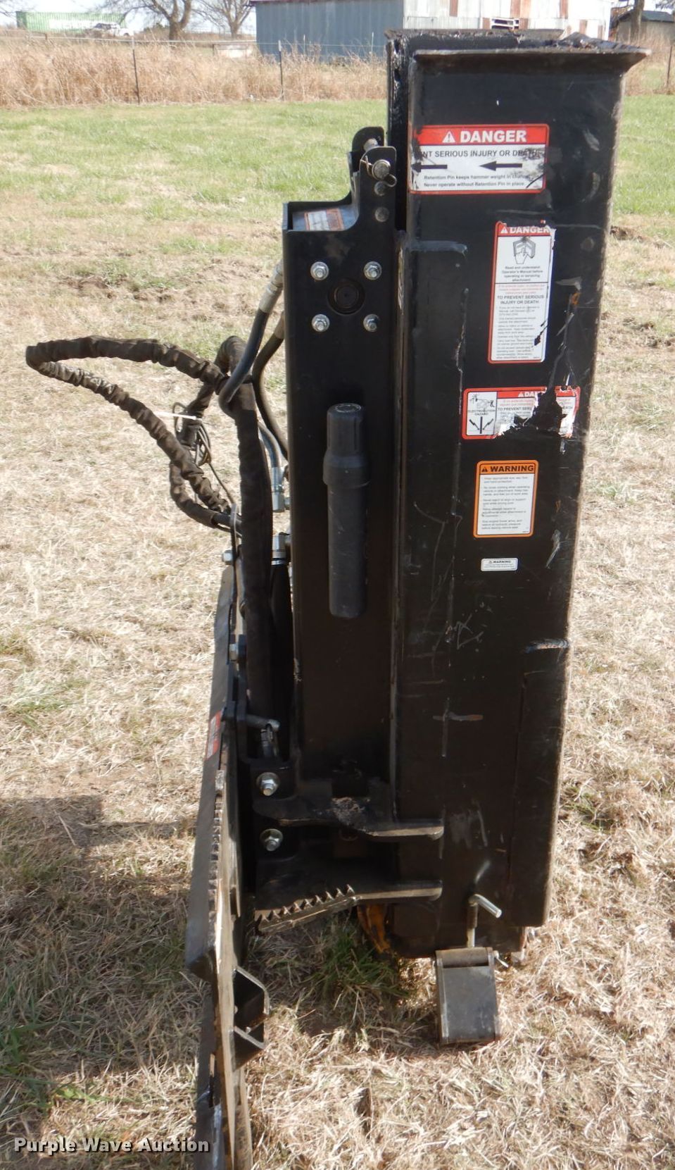 Danuser SM40 skid steer post driver in Davis, OK | Item JD9563 sold ...