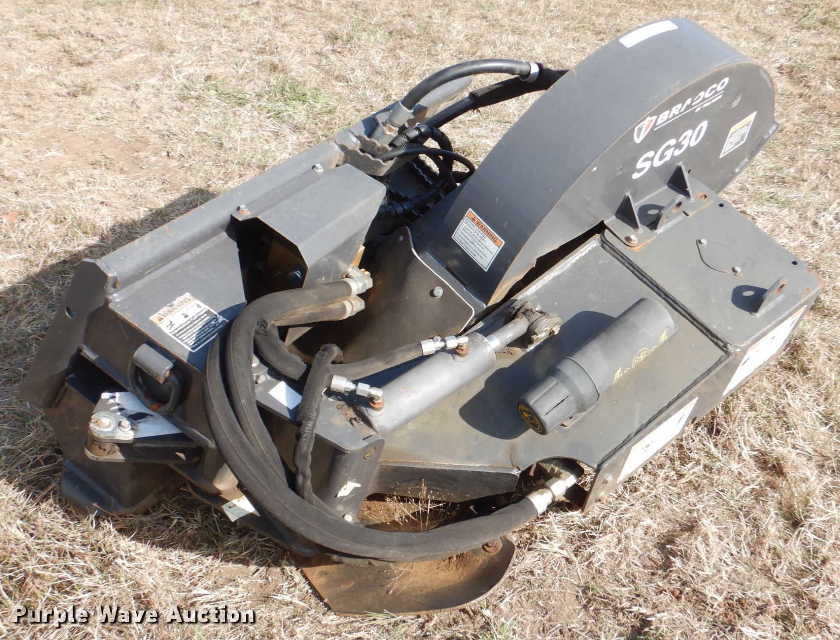 2014 Bradco skid steer stump grinder in Davis, OK | Item JD9566 sold ...