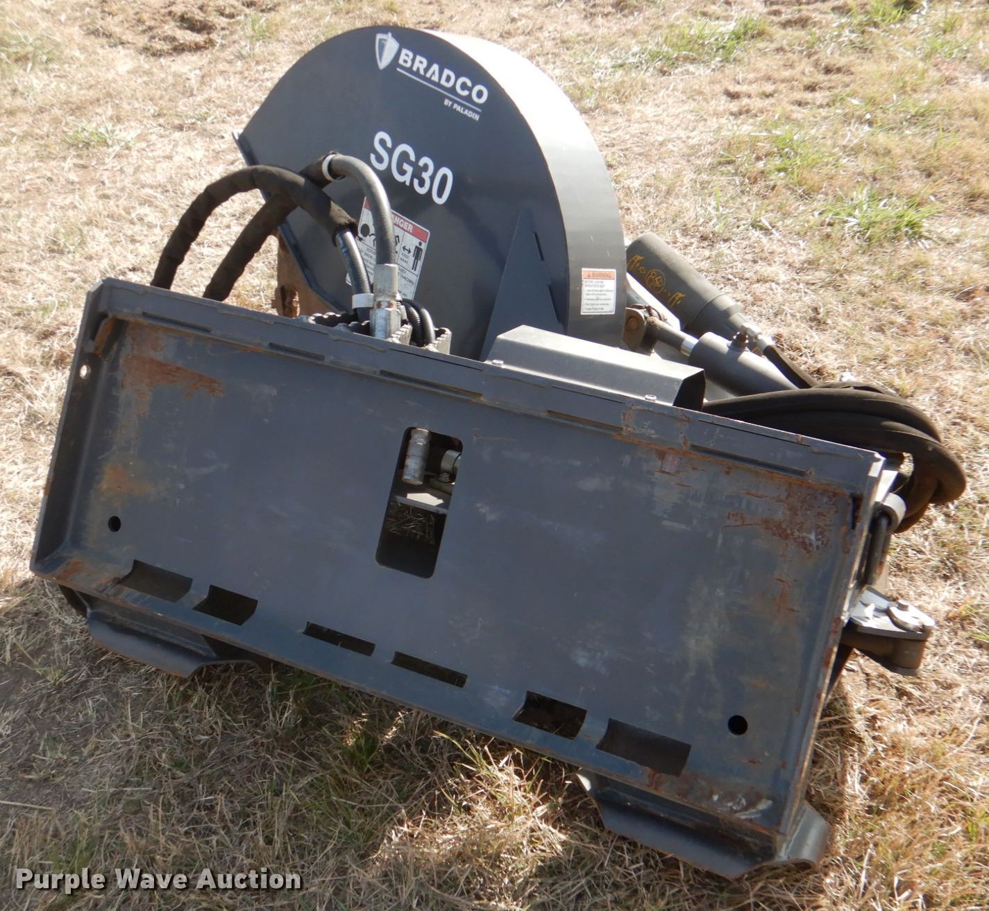 2014 Bradco skid steer stump grinder in Davis, OK | Item JD9566 sold ...