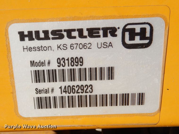 Hustler Raptor 931899 ZTR lawn mower in Hays, KS | Item DL3521 sold ...