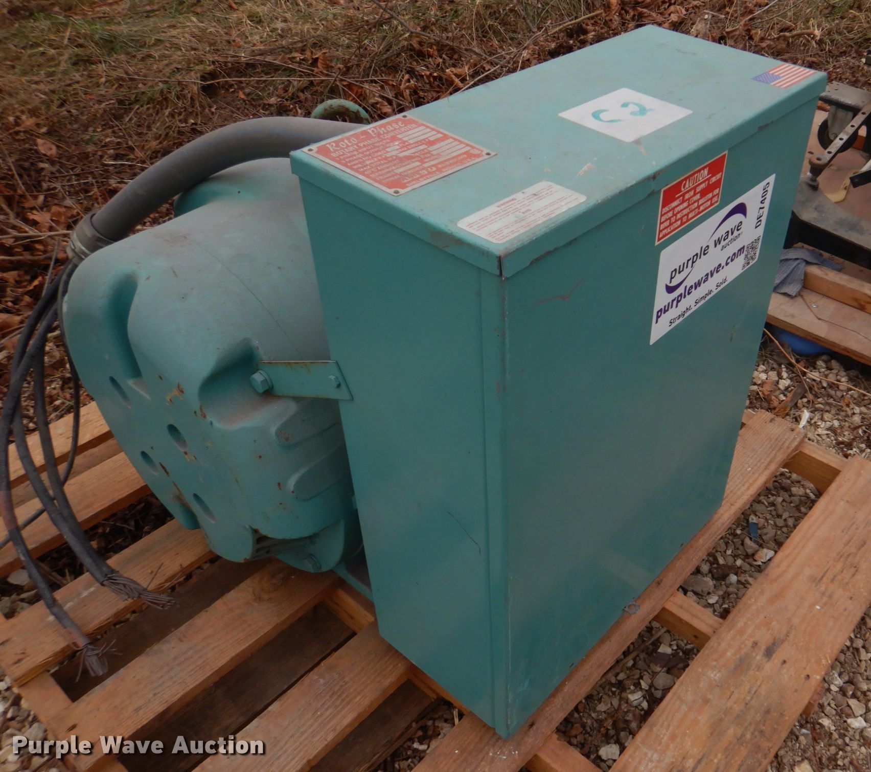 Roto-Phase HD30 rotary phase converter in Wellsville, MO | Item DE7405 ...
