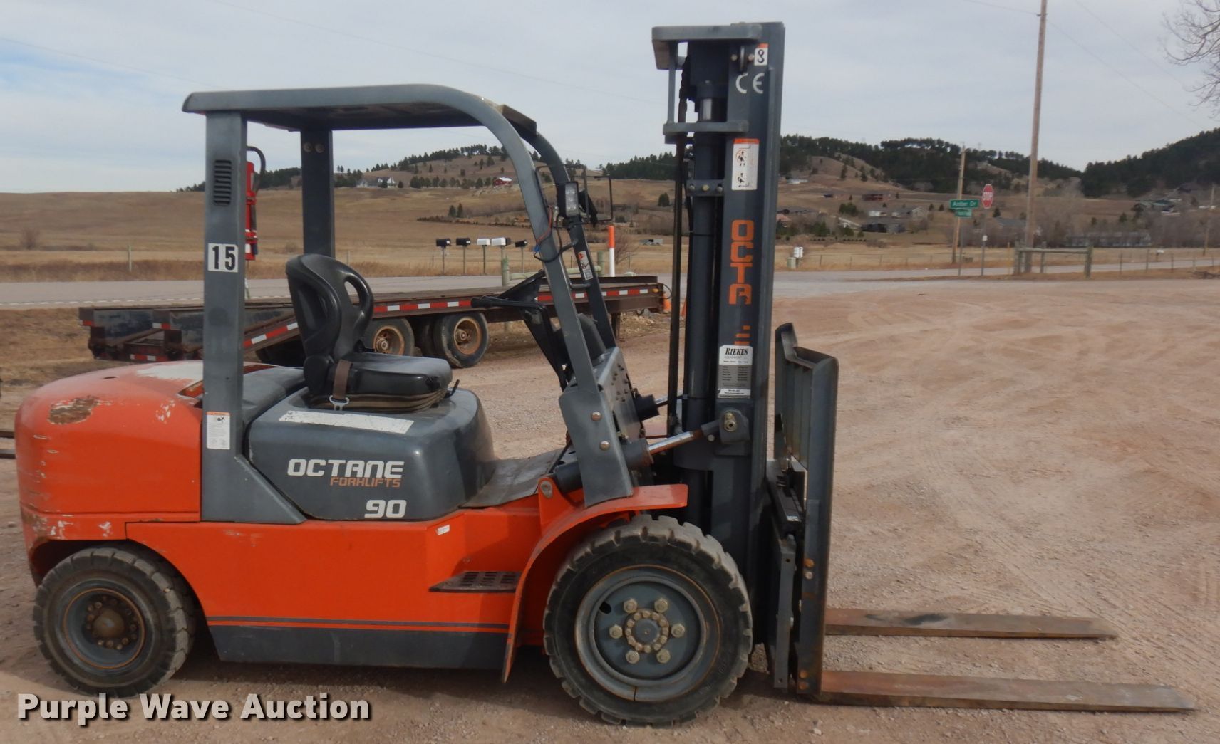 2014 Octane FD40 forklift in Rapid City, SD | Item DM5334 sold | Purple ...