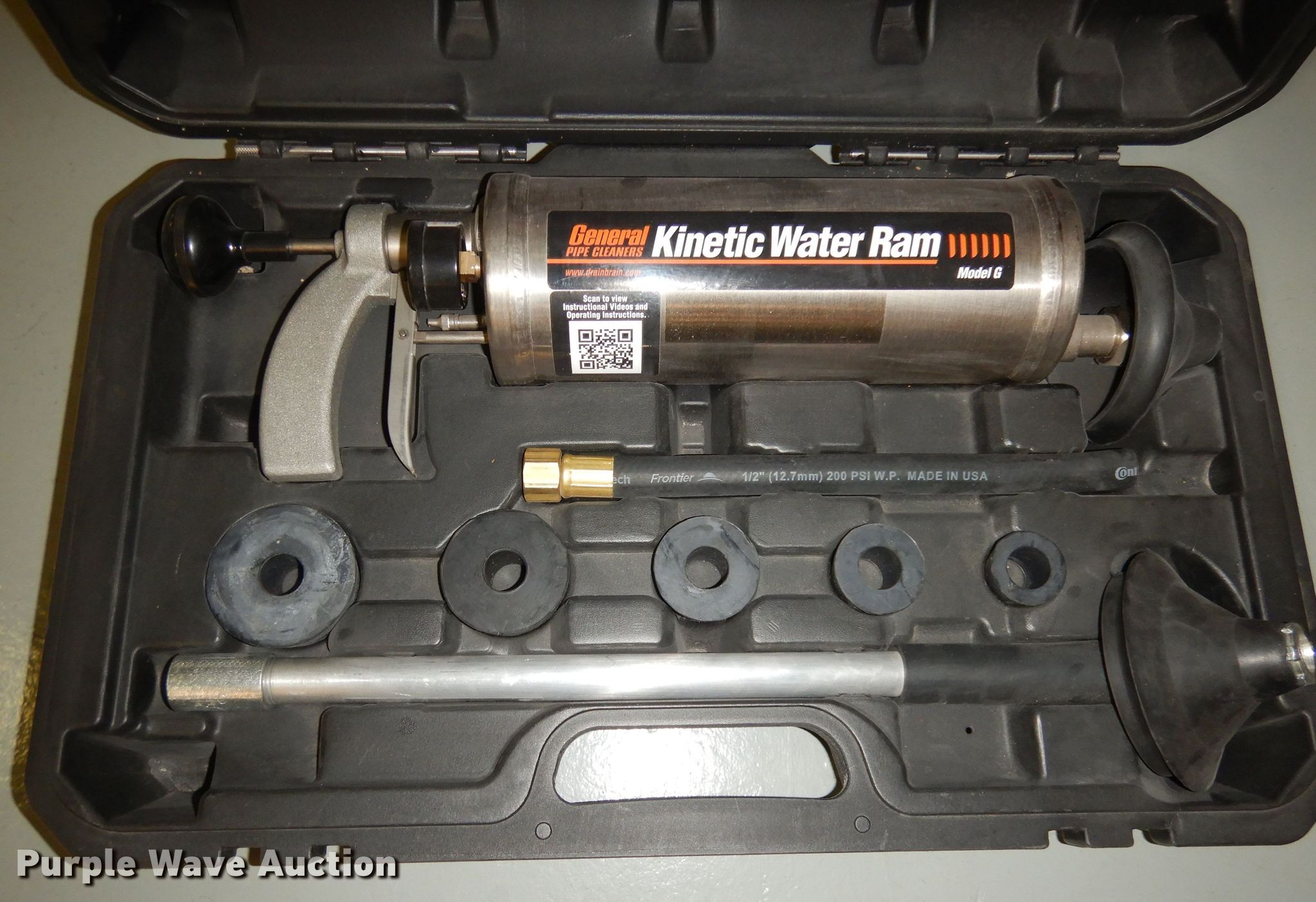 Kinetic Water Ram G pipe cleaner in Salina, KS | Item KS9023 sold ...