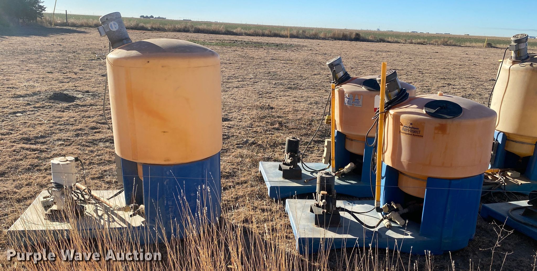 (3) chemigation systems in Sublette, KS | Item DL6190 for sale | Purple ...