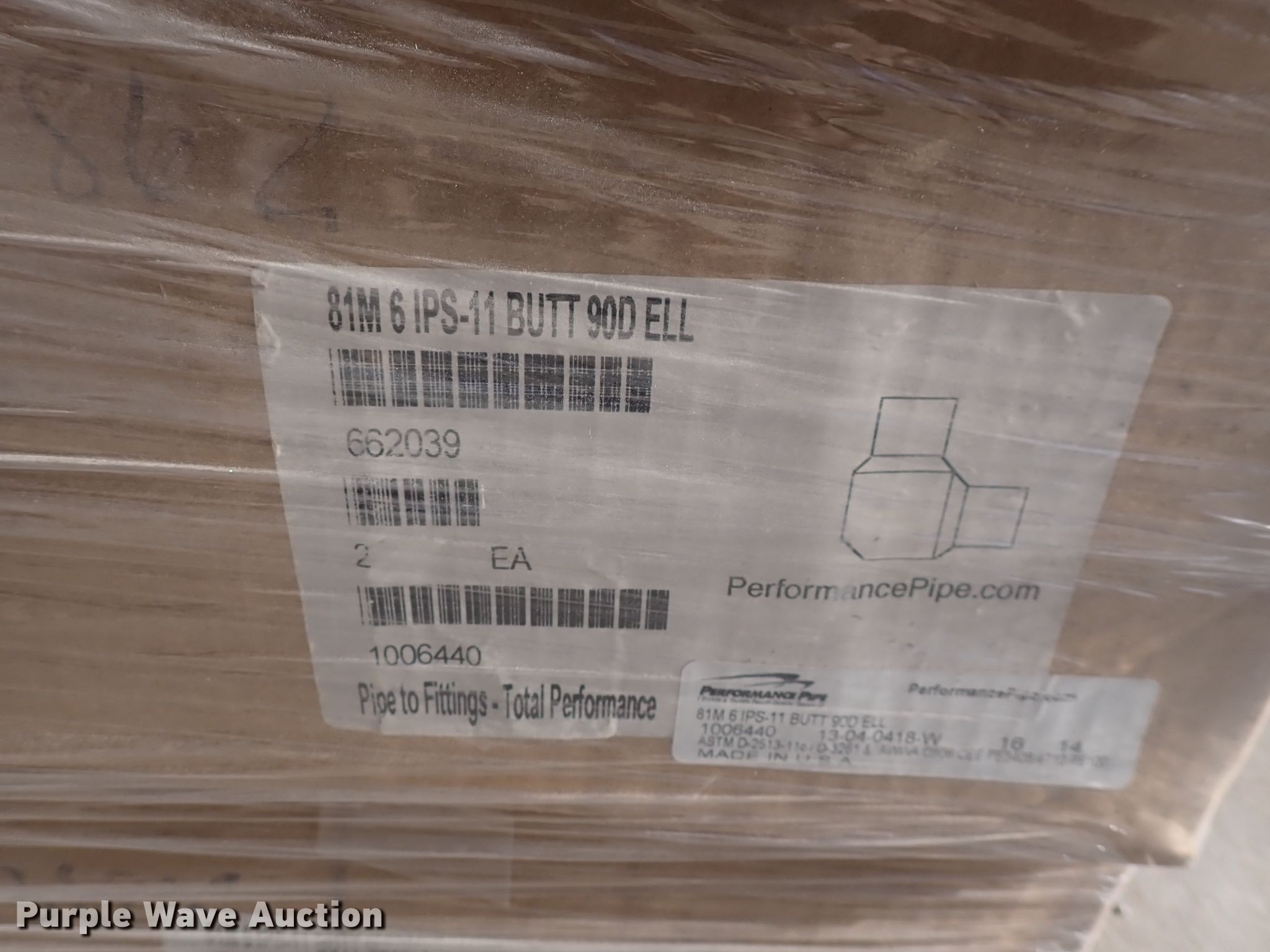 Drisco pipe fittings in Wichita, KS | Item JU9080 sold | Purple Wave
