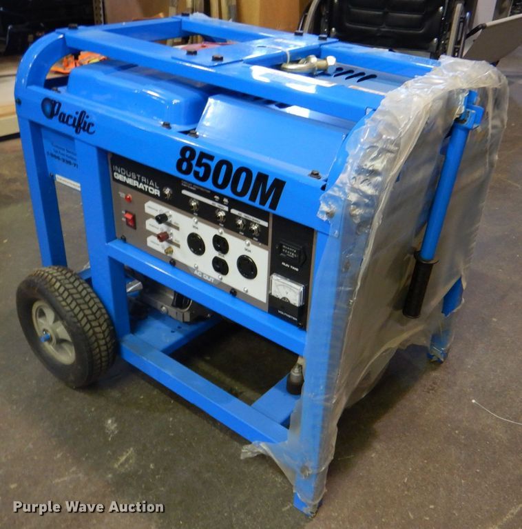 Pacific 8500M generator in Tulsa, OK | Item KV9389 sold | Purple Wave