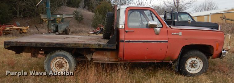 1980 Chevrolet K20 flatbed pickup truck in Manhattan, KS | Item DN5429 ...