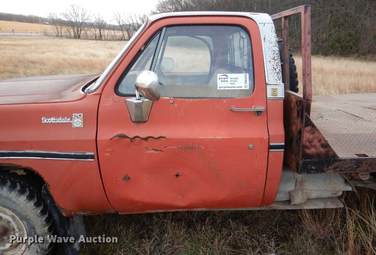 1980 Chevrolet K20 flatbed pickup truck in Manhattan, KS | Item DN5429 ...
