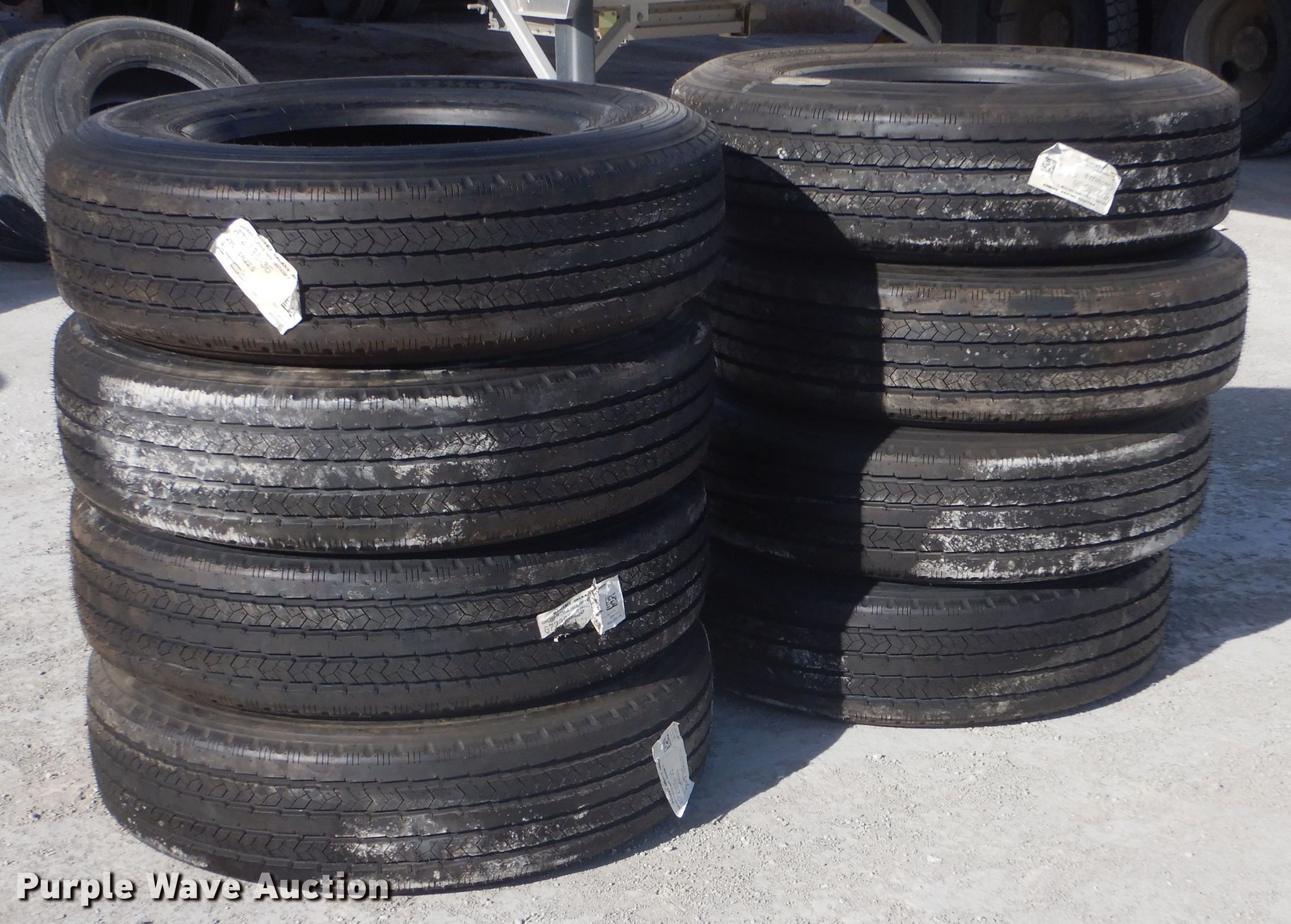 (8) Galaxy TL211-G 295/75R22.5 tires in Logan, KS | Item IV9895 sold ...