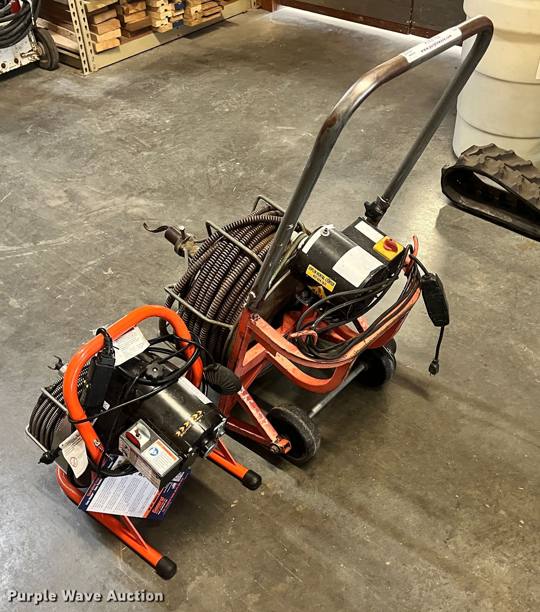 (2) General sewer rodders in Joplin, MO | Item KN9742 sold | Purple Wave