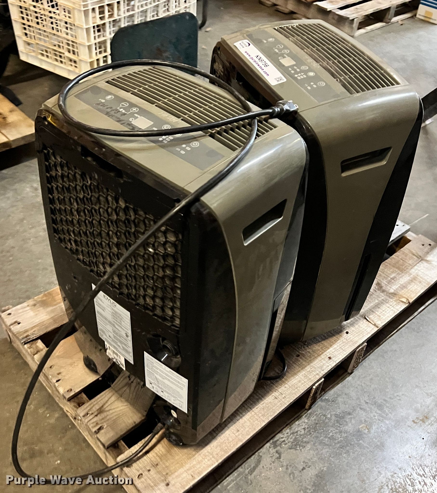 (2) Idylis 0526051 dehumidifiers in Joplin, MO | Item KN9756 sold ...