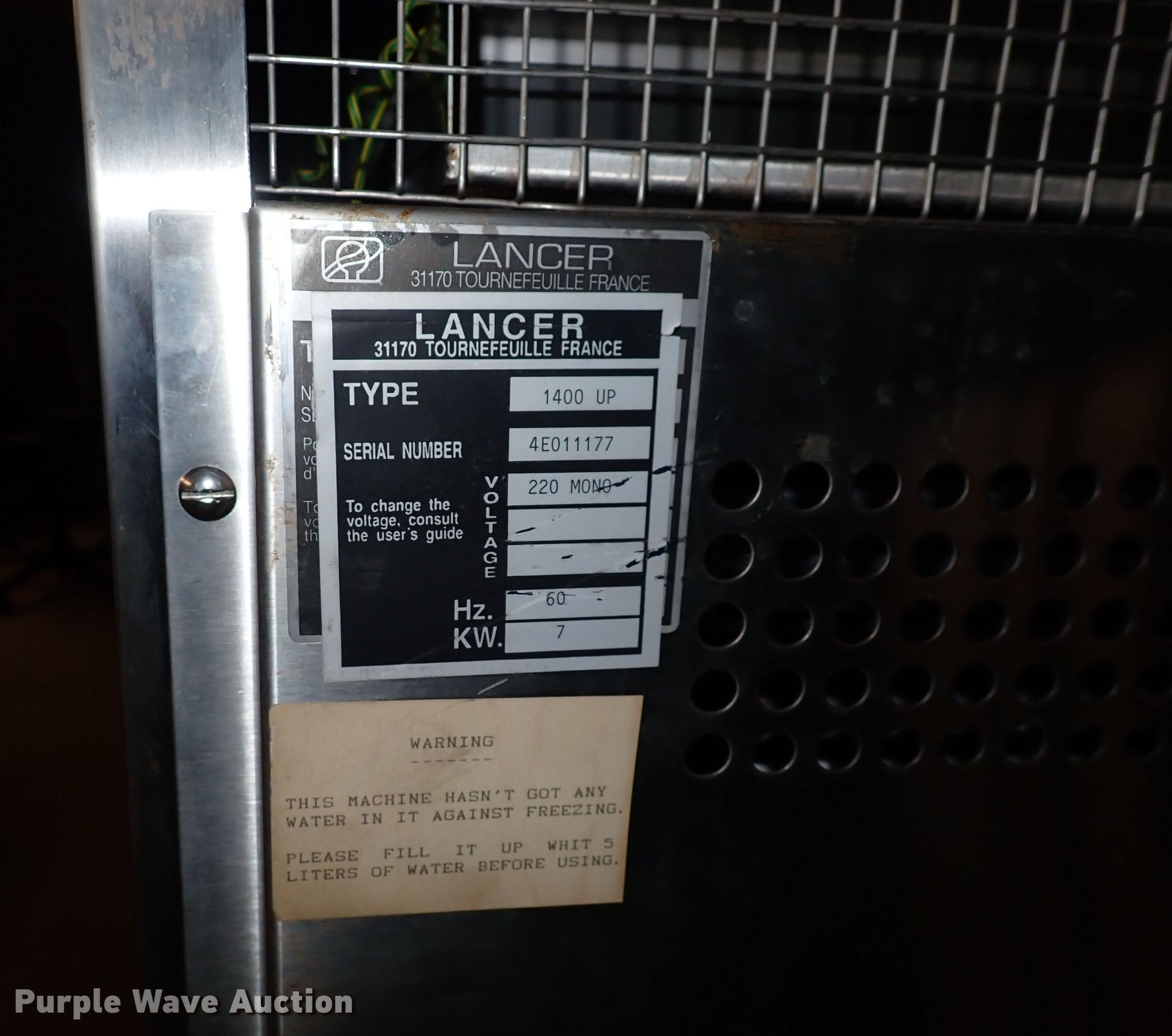 Lancer 1400UP stainless steel dishwasher in Wichita, KS | Item JU9127 ...