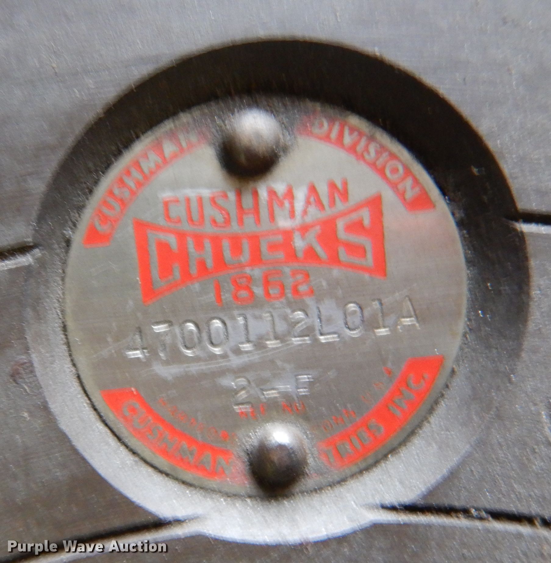 Cushman Chucks 2-F 12" four jaw chuck in Clay Center, KS | Item IV9970 ...