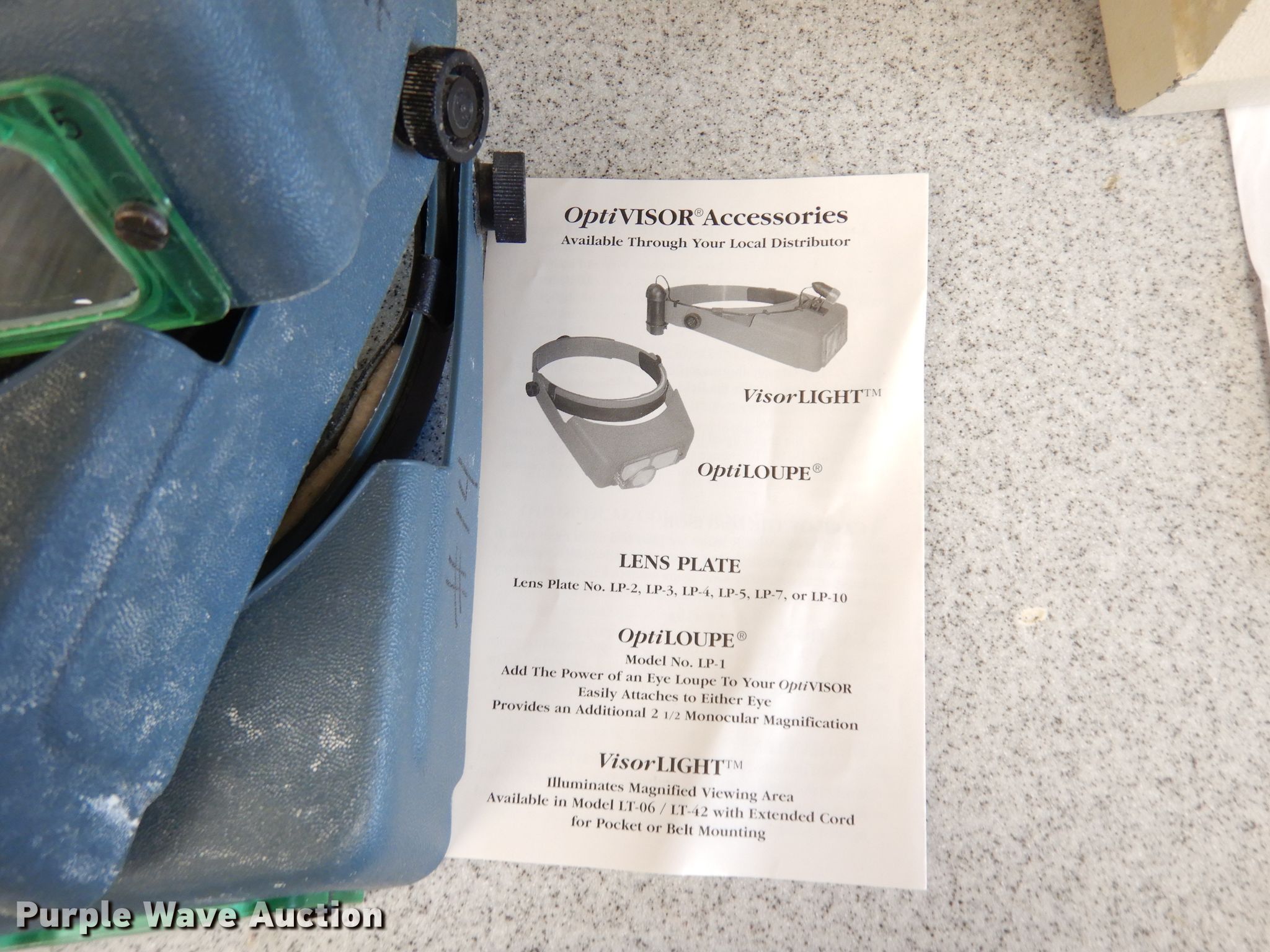 (18) OptiVisor accessories in Lansing, KS | Item KR9920 sold | Purple Wave