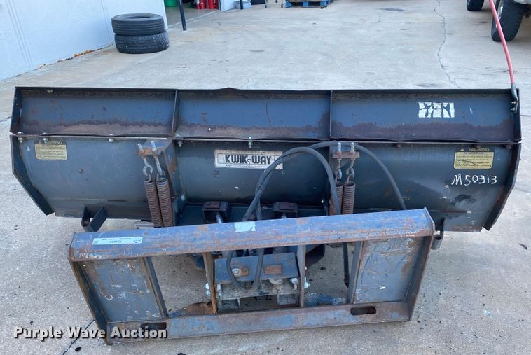 Kwik-Way 7' W skid steer snow plow in Tulsa, OK | Item IG9656 sold ...