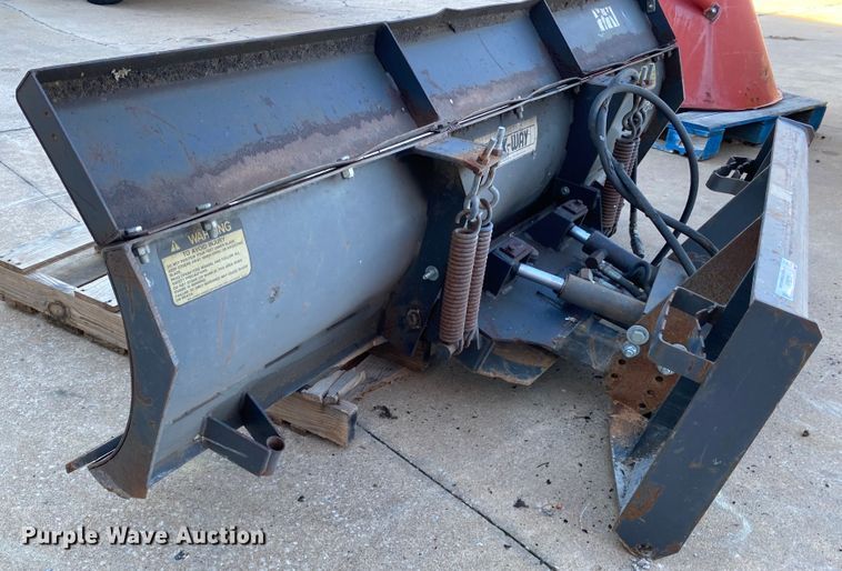 Kwik-Way 7' W skid steer snow plow in Tulsa, OK | Item IG9656 sold ...